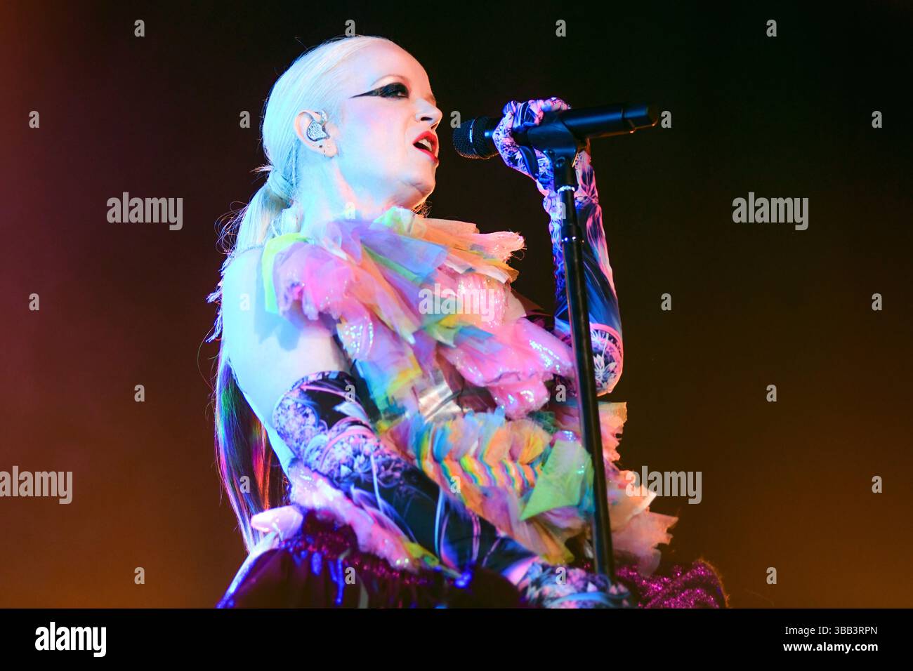 Shirley Manson, singer from alternative rock band Garbage Stock Photo ...