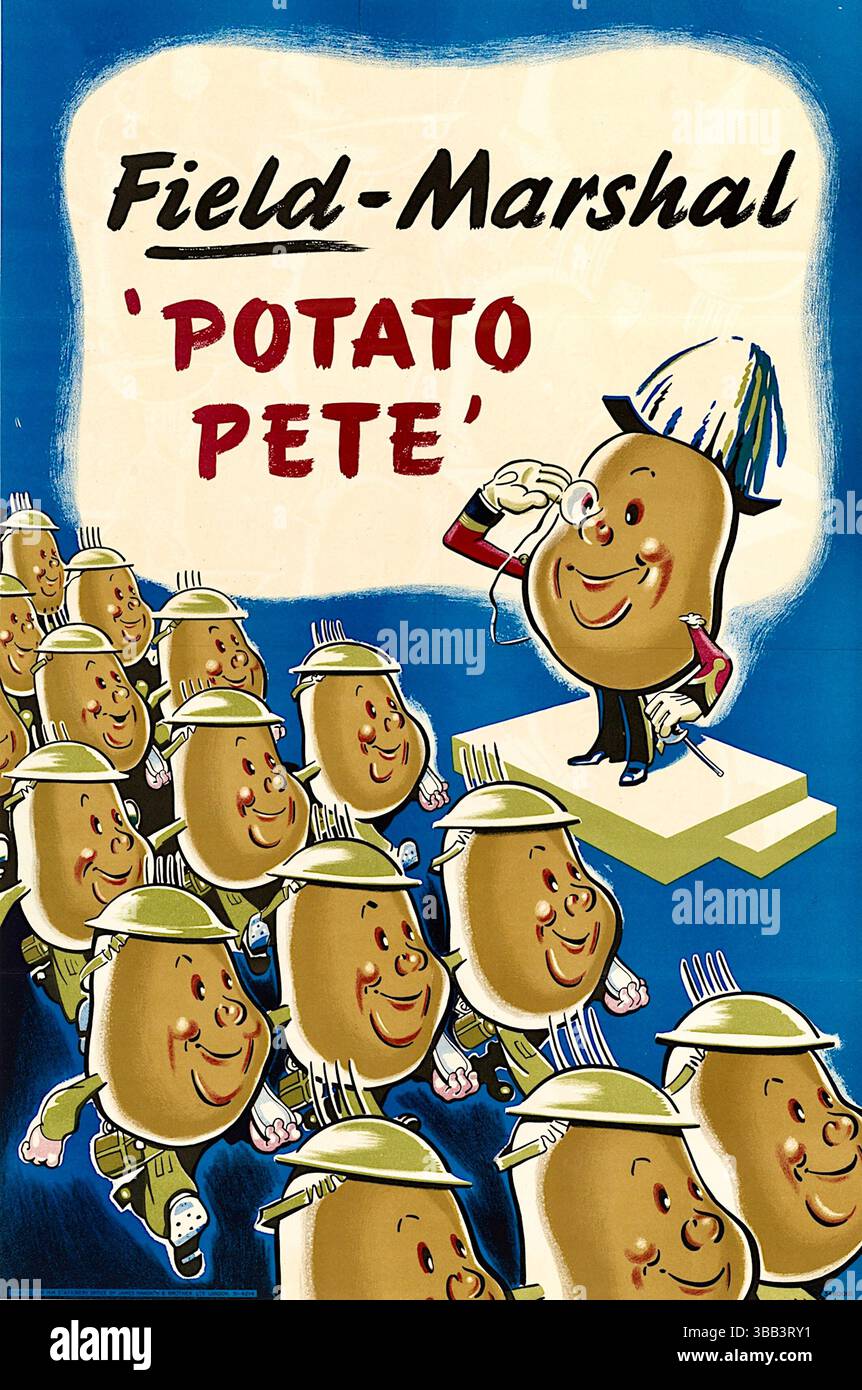Field Marshal Potato Pete - c1940 Stock Photo - Alamy
