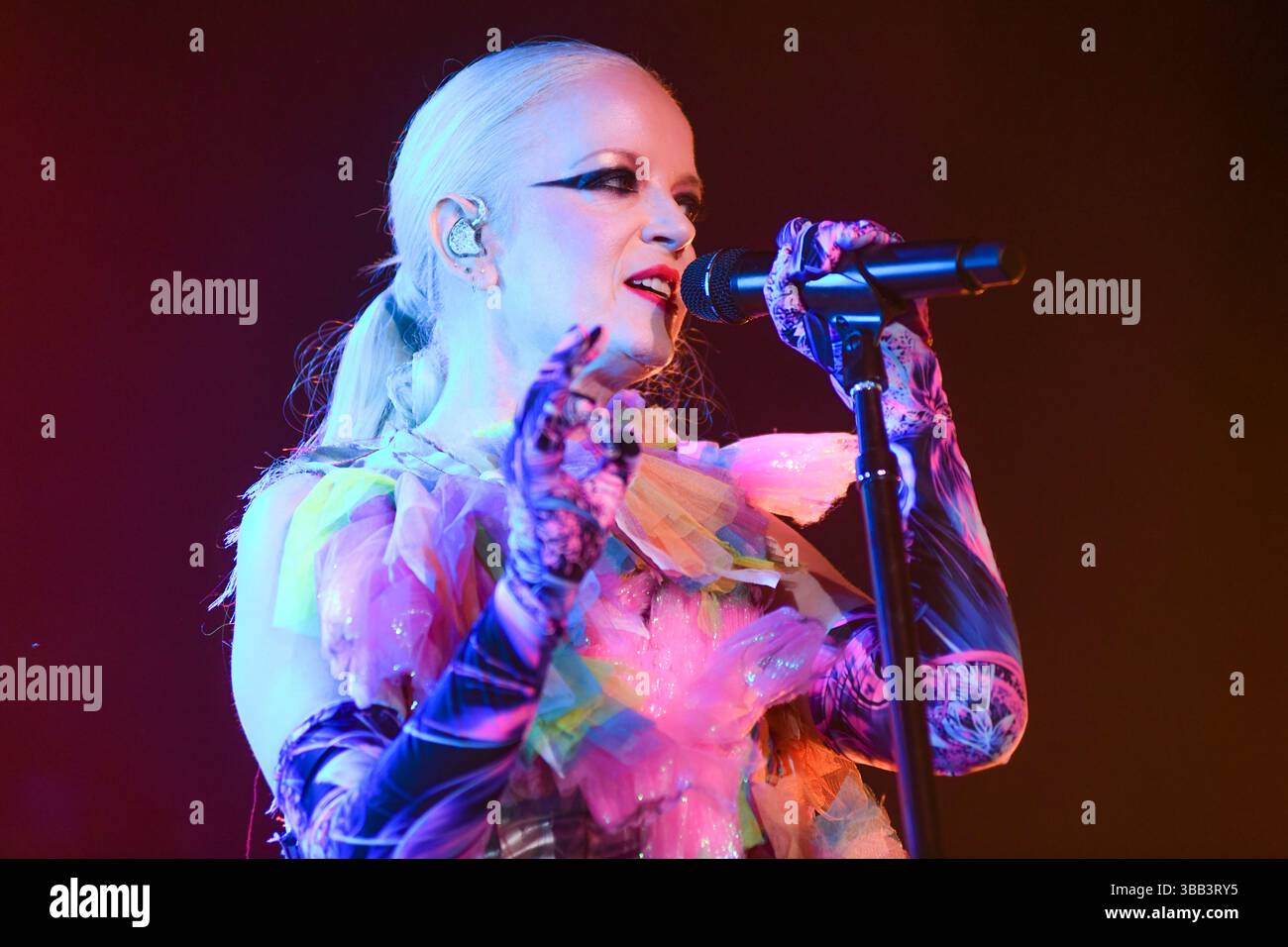 Shirley Manson, singer from alternative rock band Garbage Stock Photo ...