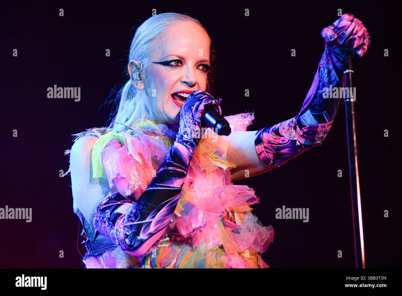 Shirley Manson, singer from alternative rock band Garbage Stock Photo ...