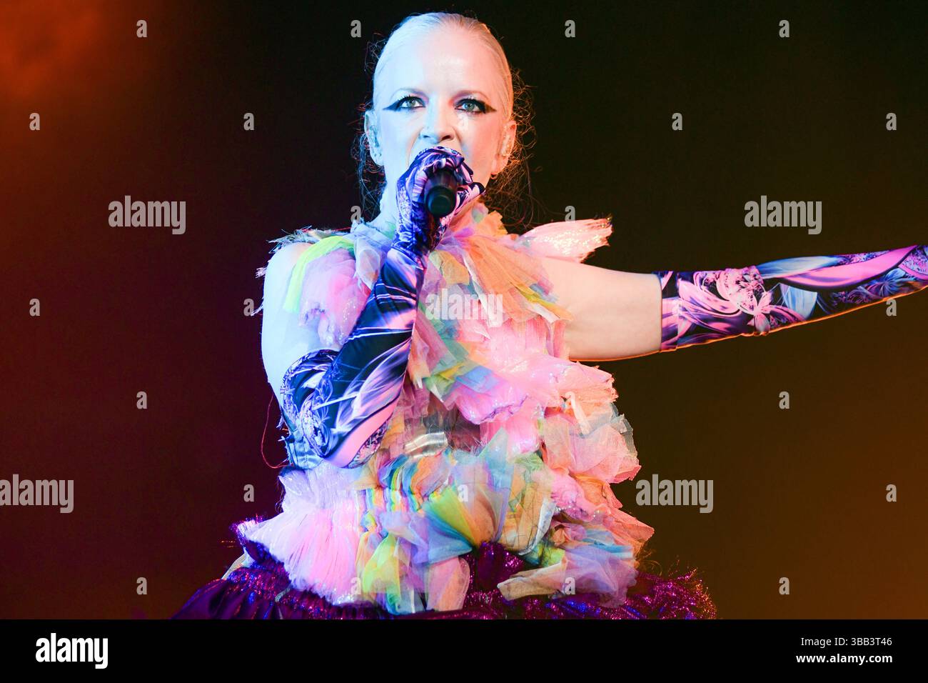 Shirley Manson, singer from alternative rock band Garbage Stock Photo ...