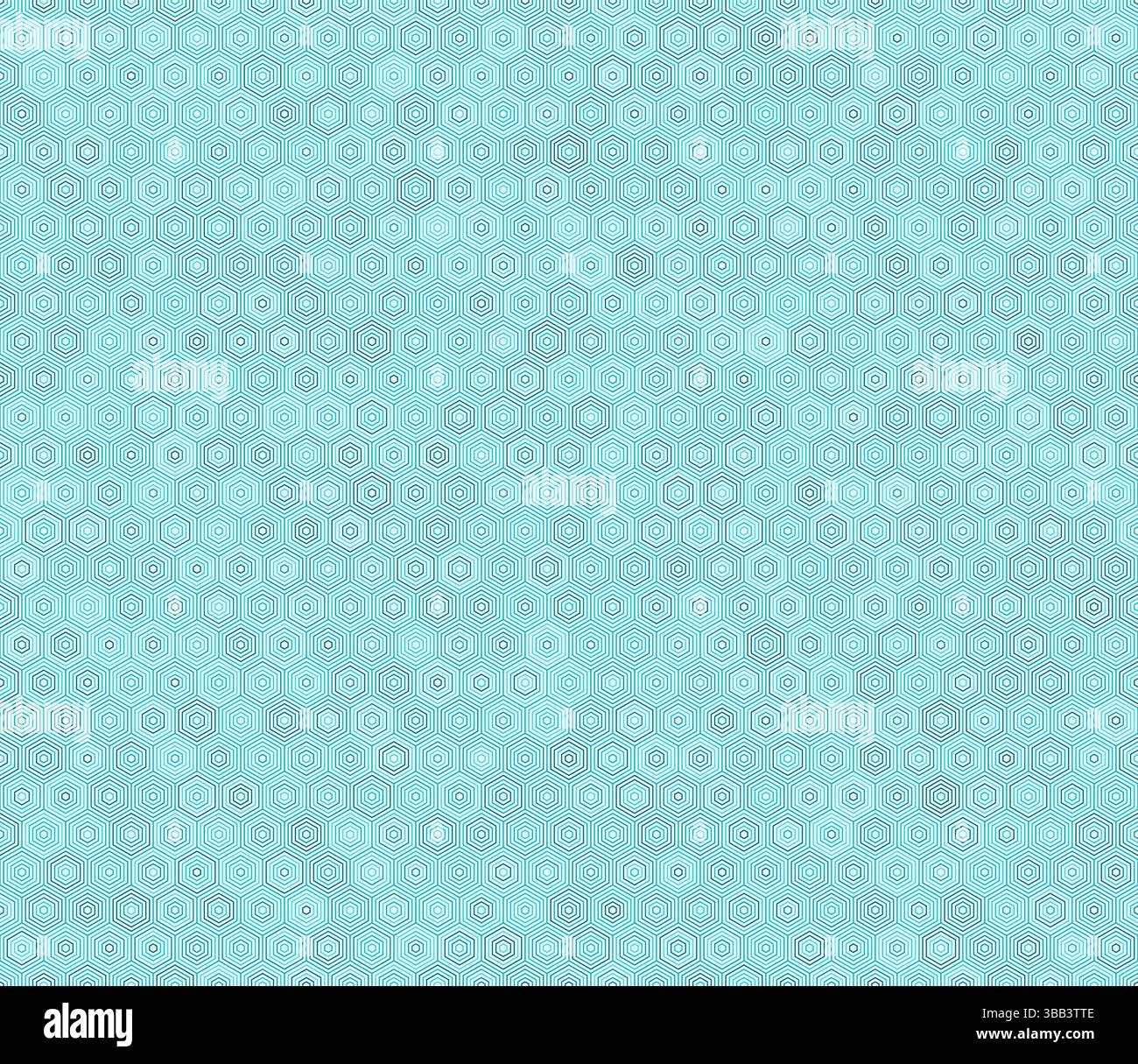 Pattern of hexagon shapes. Simple stacked hexagons. Blue color tones ...