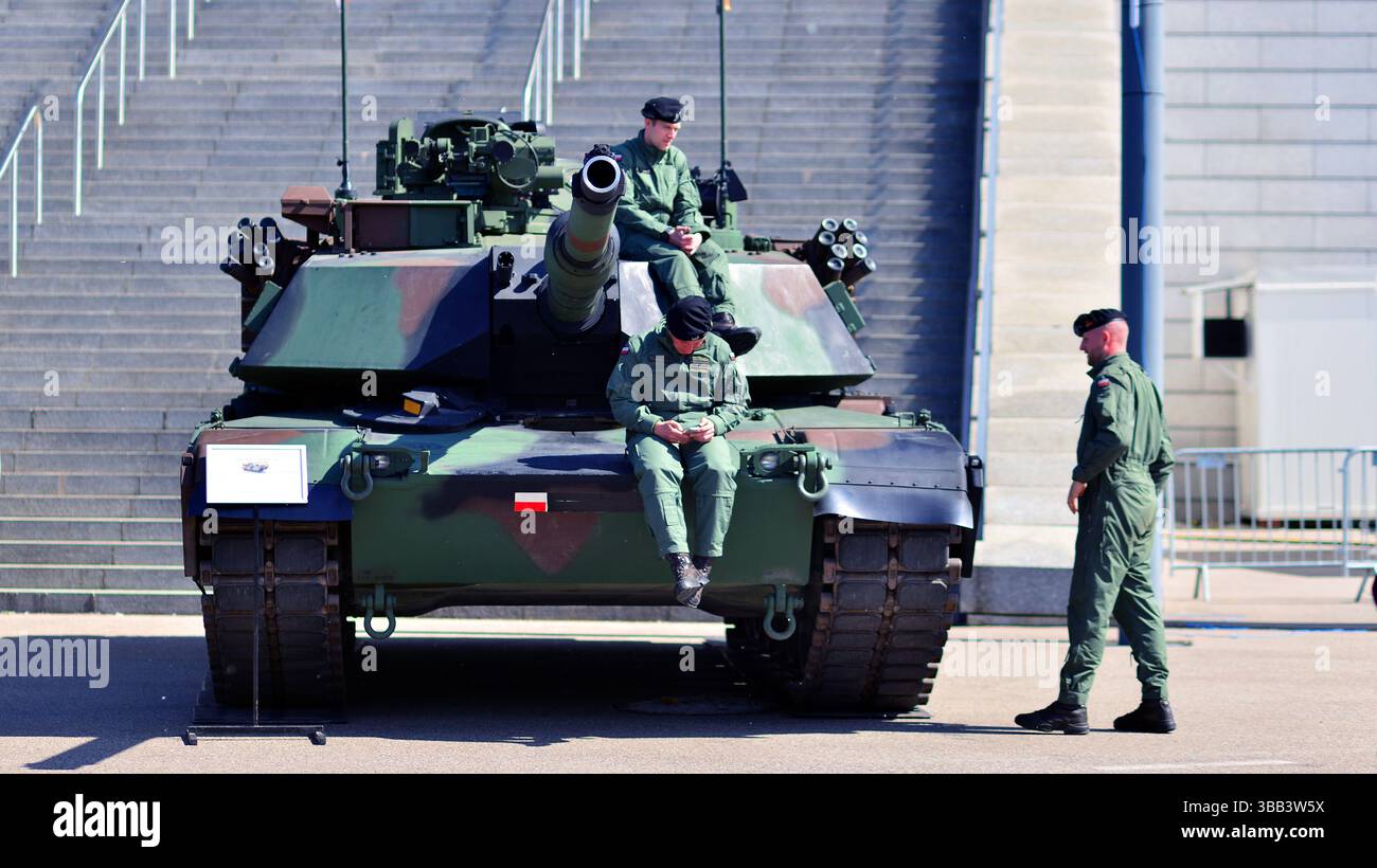 Warsaw, Poland. 7 May 2025. A1M1 Abrams tank at the Defence24 military ...