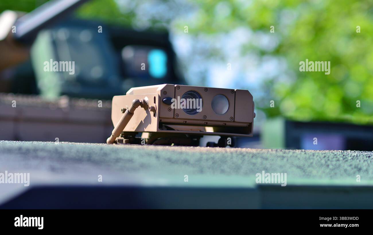 Thermal imaging camera in an armored vehicle Stock Photo - Alamy