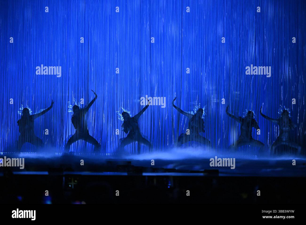 Basel, Switzerland. 14th May, 2025. Tautumeitas representing Latvia ...