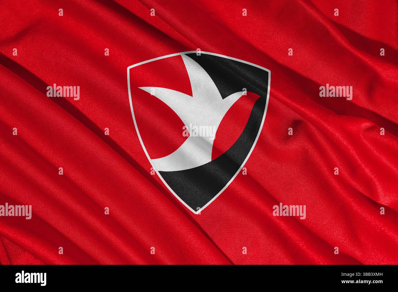 pringsewu, lampung 25 may 2025; Texture of the wave flag of the logo of ...