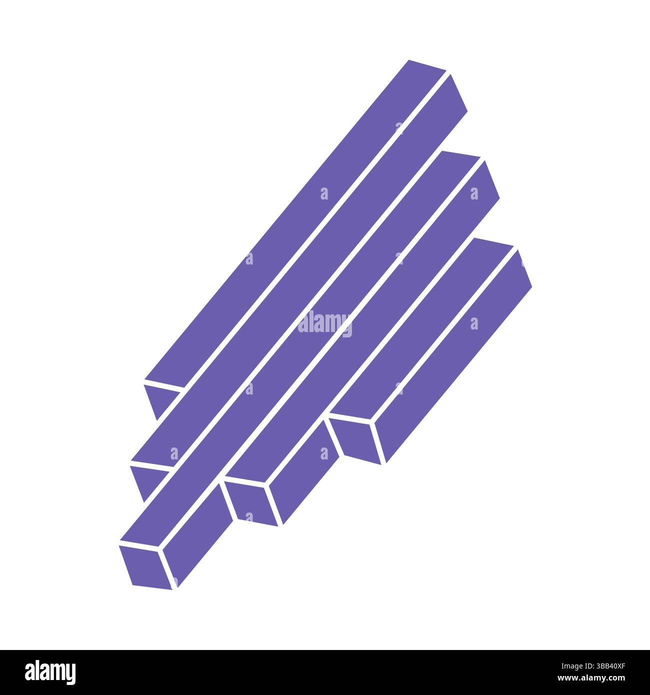 Impossible shapes, optical illusion figures, vector. Escher paradox ...