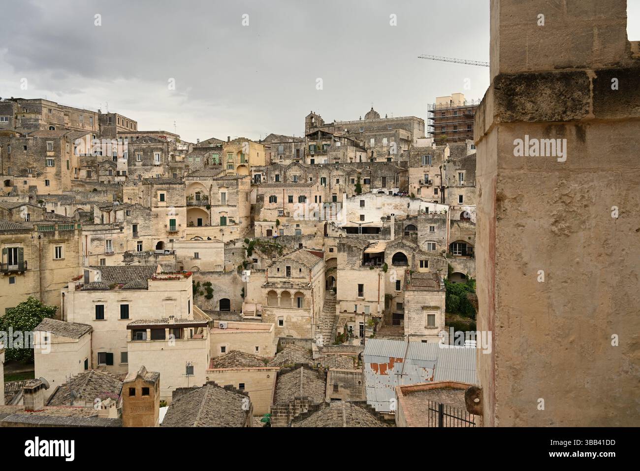 aerial view of Matera Italy Stock Photo - Alamy