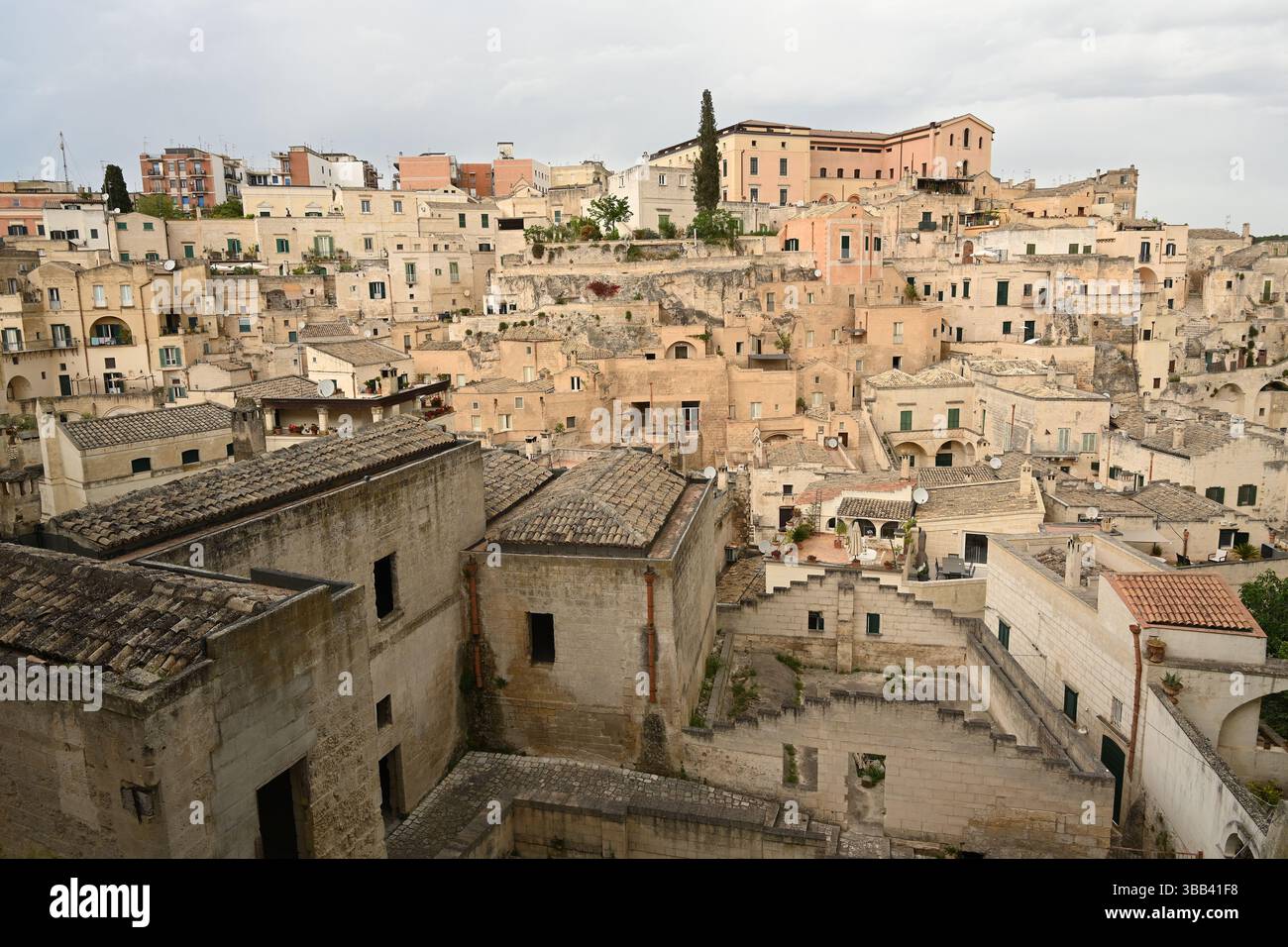 aerial view of Matera Italy Stock Photo - Alamy