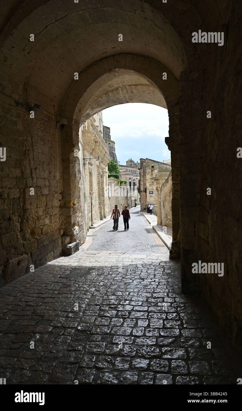 Matera streets hi-res stock photography and images - Alamy