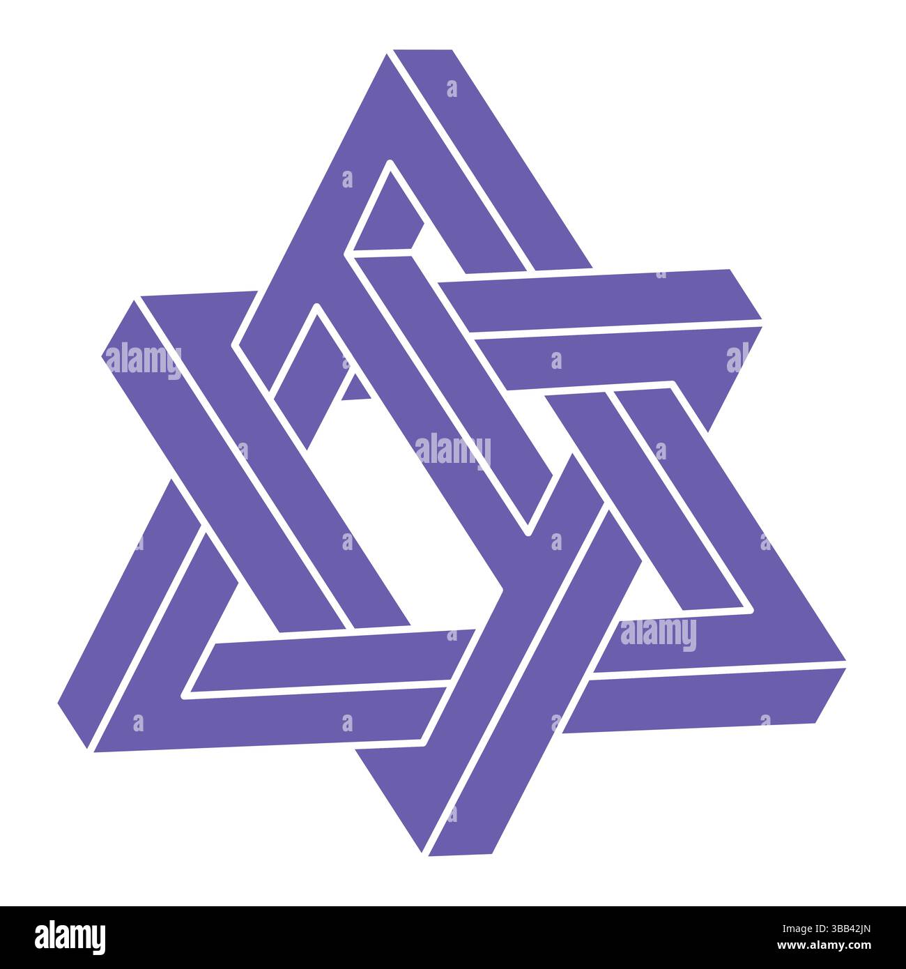 Optical Illusion Impossible Shapes Vector Optical Art Object