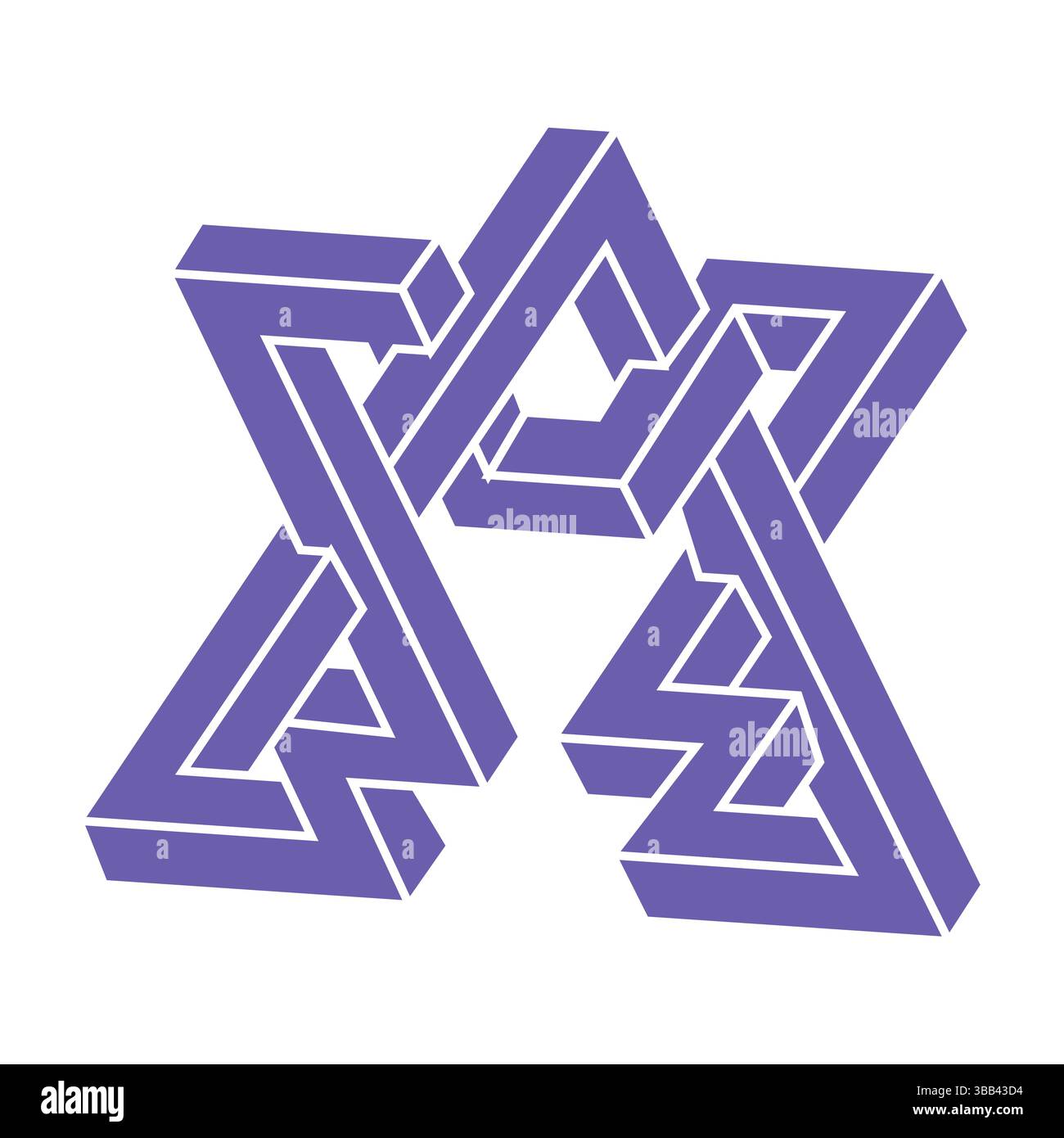 3d art optical illusion Stock Vector Images - Alamy