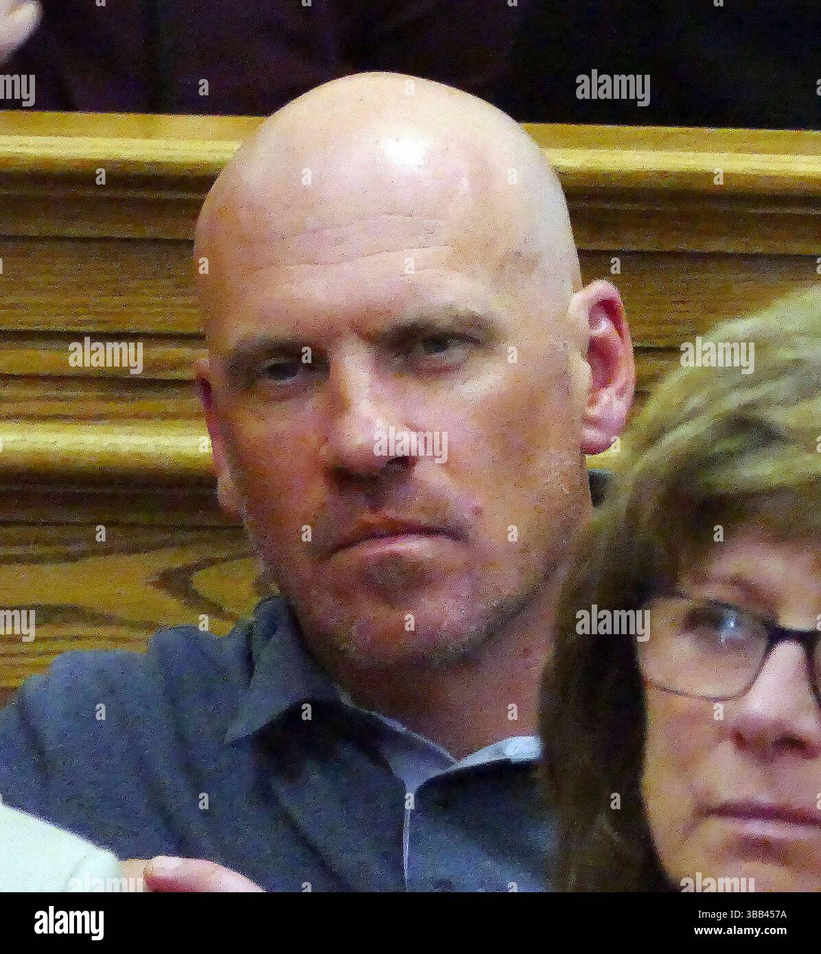 Paul O'Keefe, brother of homicide victim John O'Keefe, listens to ...