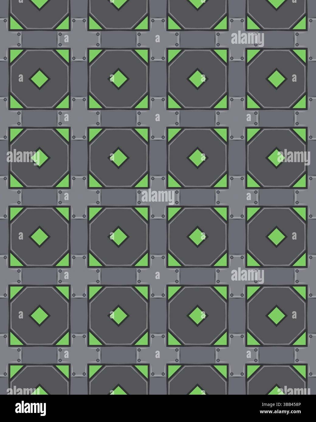 A repeating geometric design features multiple squares and diamonds in ...