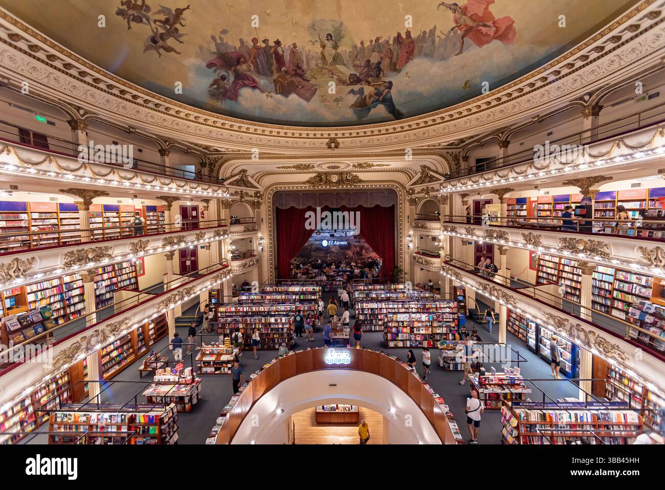 El Ateneo Grand Splendid Library. Buenos Aires, Argentina Stock Photo ...