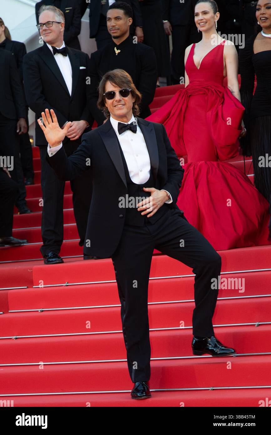 Tom Cruise at the "Mission: Impossible The Final Reckoning" Premiere at ...