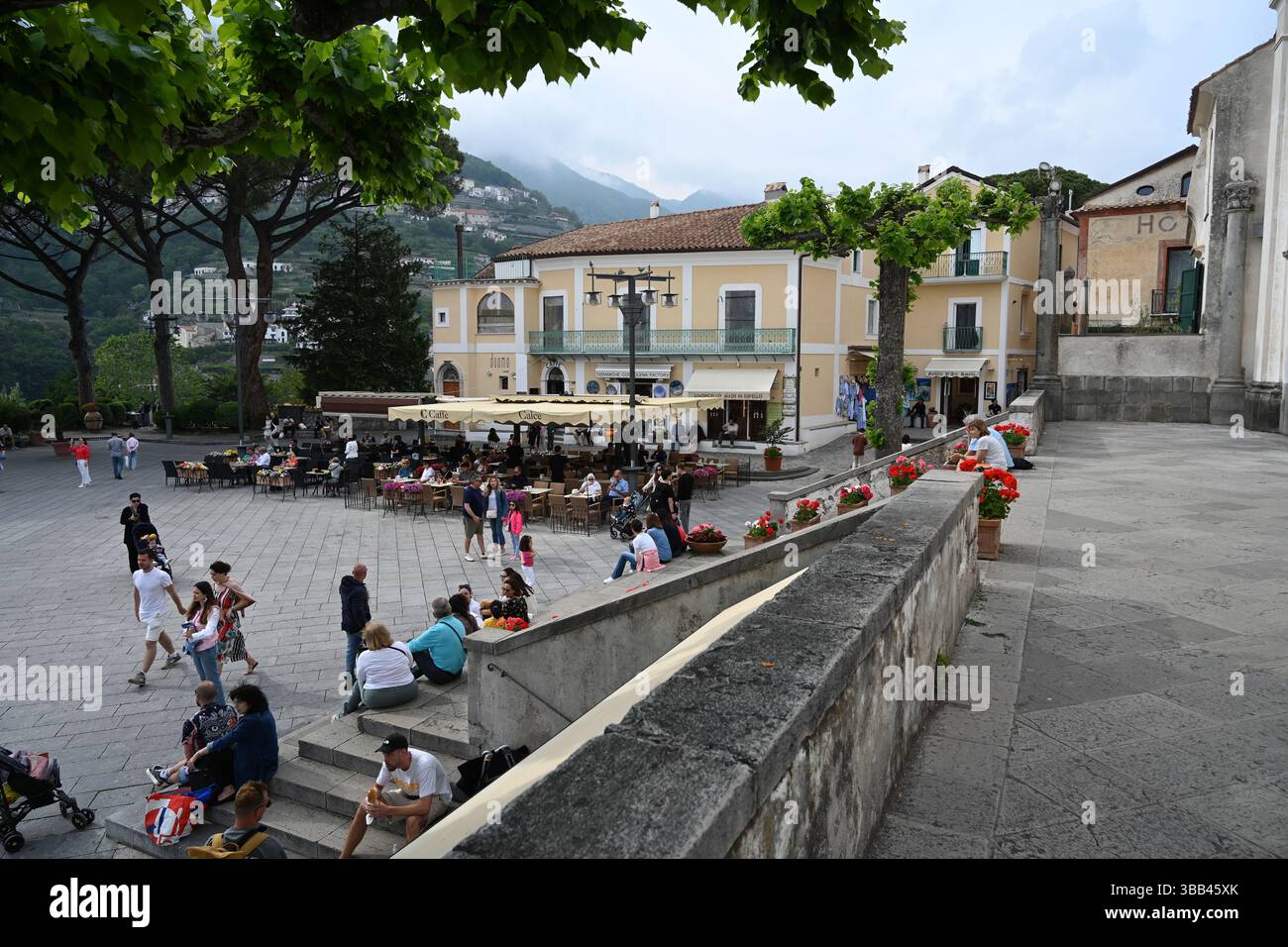 Ravello, Amalfi Coast. Ravello is a resort town set 365 meters above ...