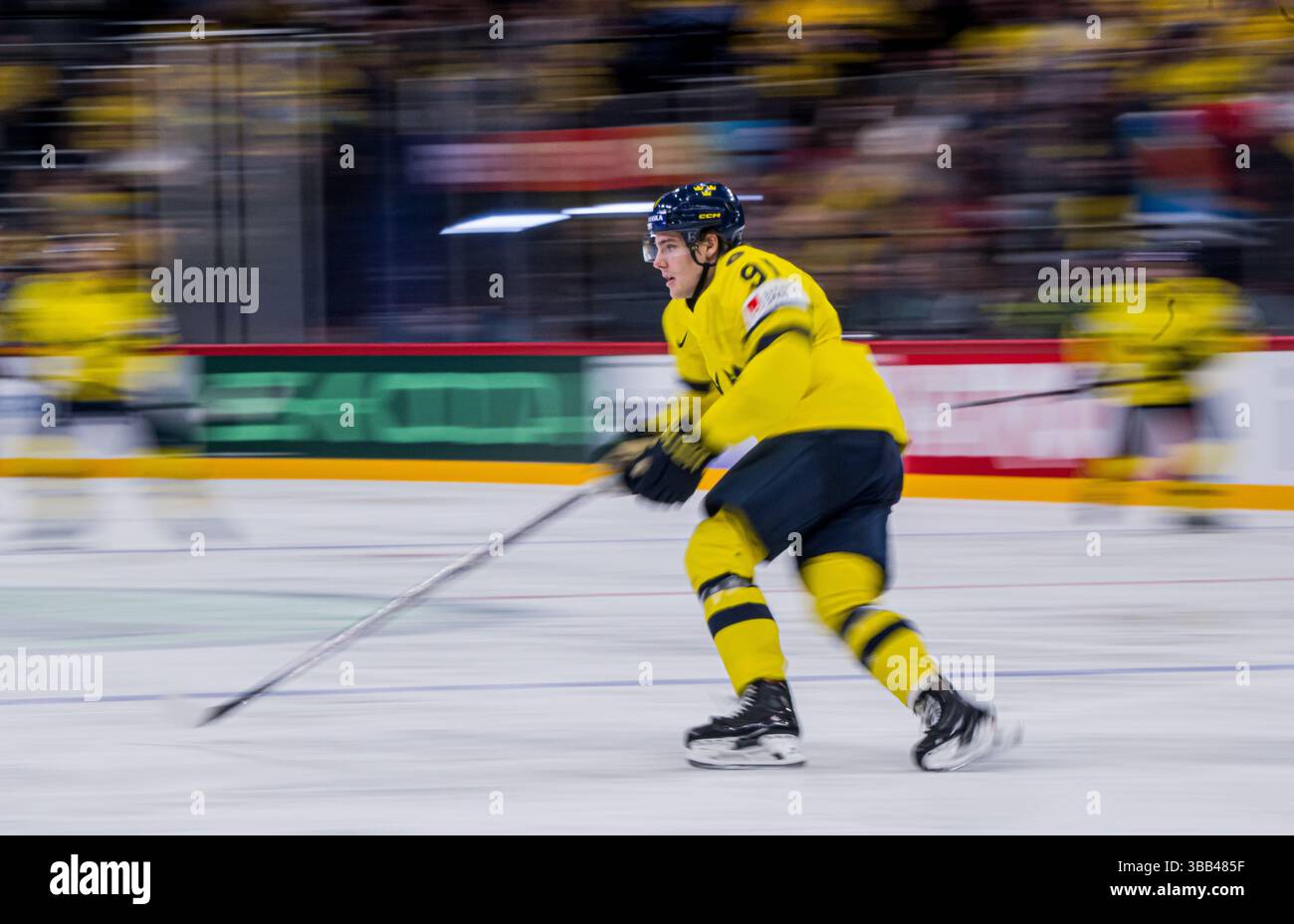 250514 Leo Carlsson of Sweden during the 2025 IIHF Ice Hockey World ...