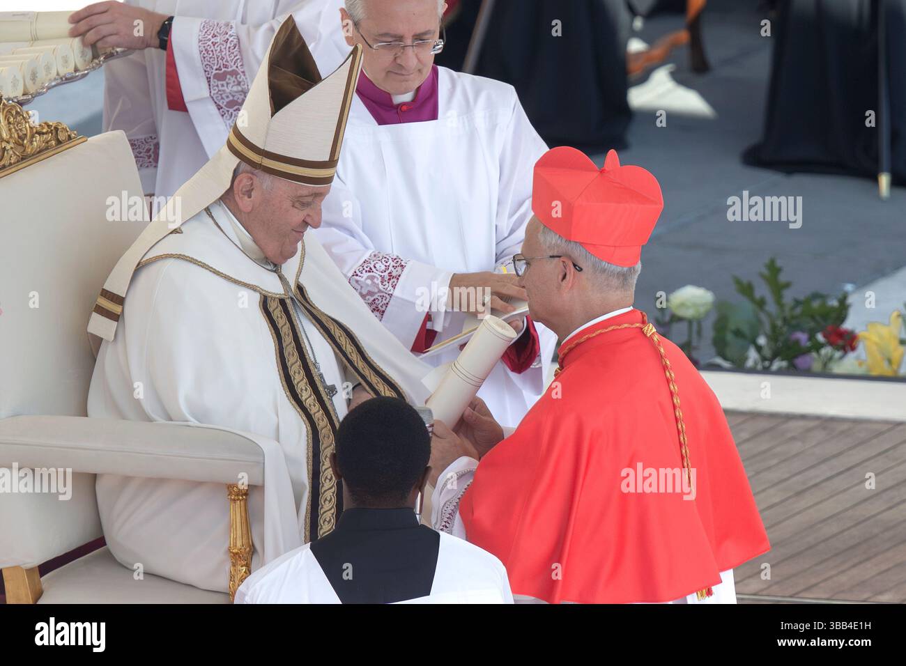 Pope Francis appoints as new cardinal Robert Francis Prevost, during ...