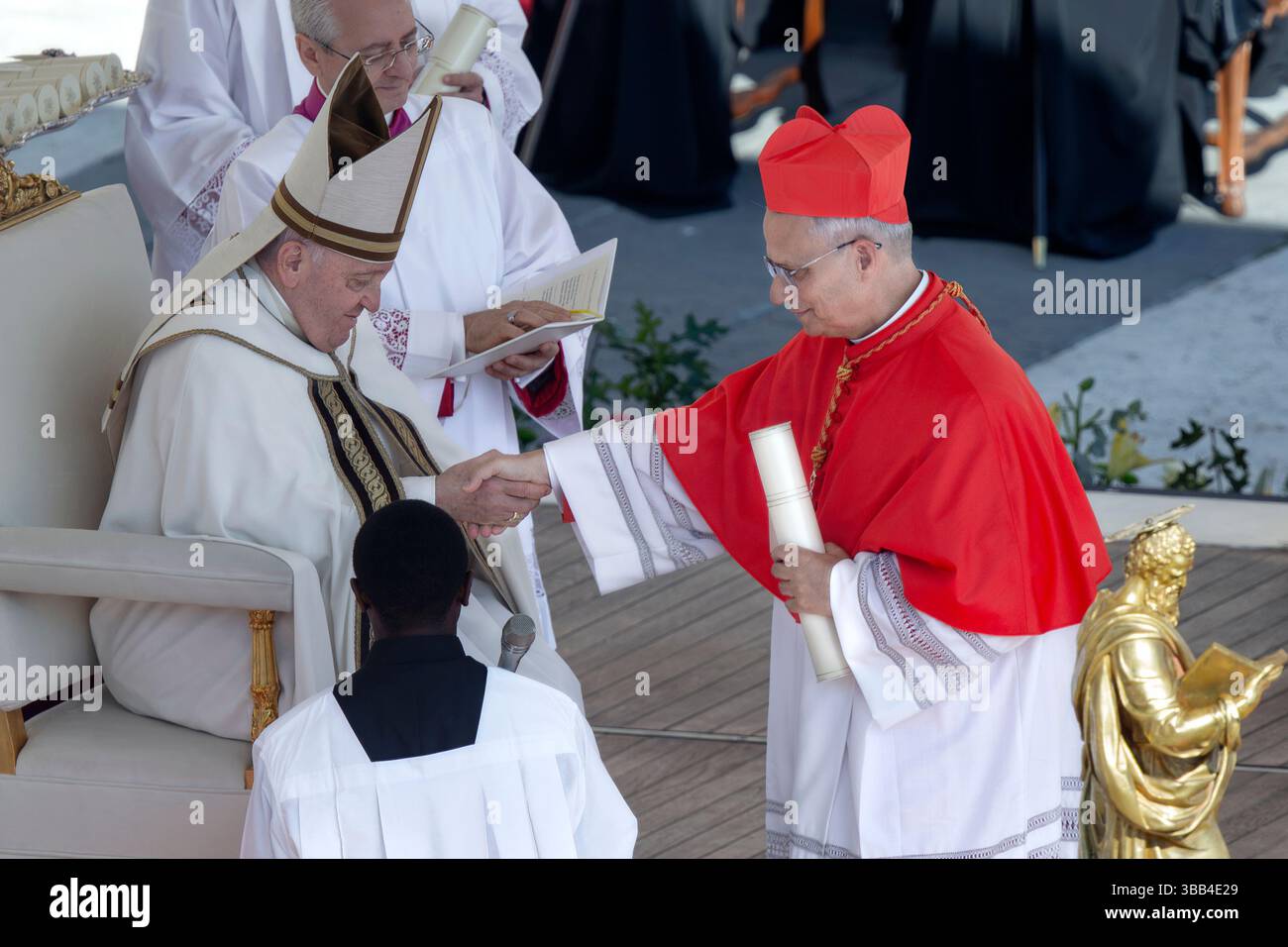 Pope Francis appoints as new cardinal Robert Francis Prevost, during ...