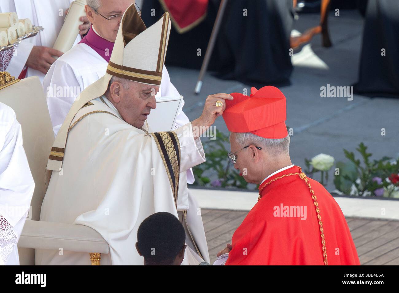 Pope Francis appoints as new cardinal Robert Francis Prevost, during ...