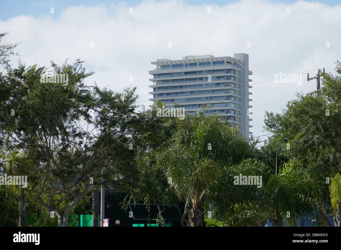 West Hollywood, California, USA 13th May 2025 Sierra Towers, where ...