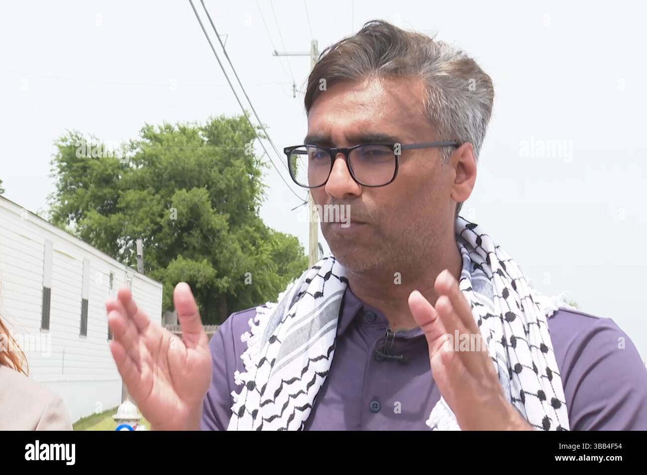 Badar Khan Suri, a Georgetown University scholar from India, speaks ...