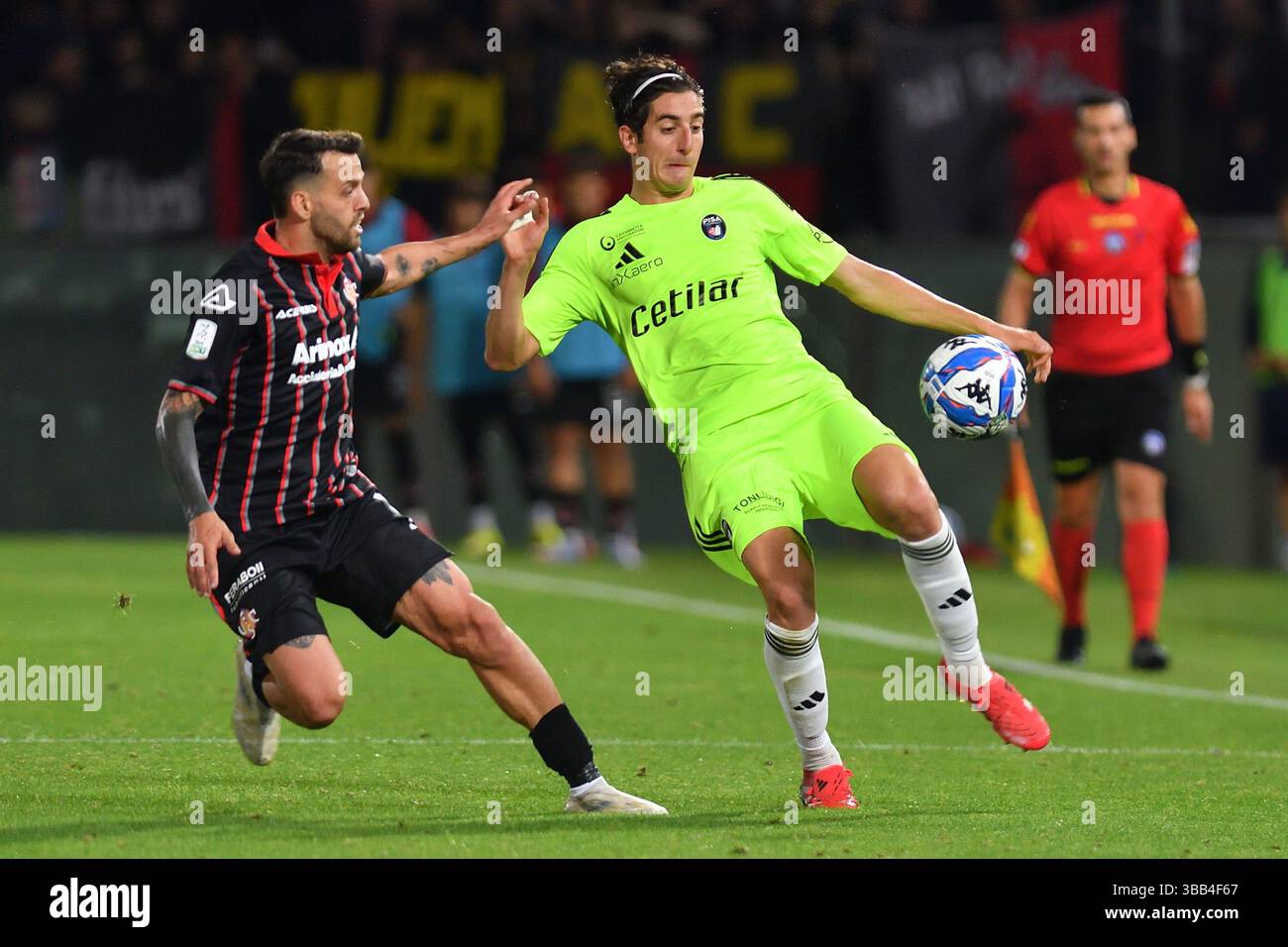 Pisa, Italy. 14th May, 2025. Samuele Angori (Pisa) during Pisa SC vs US ...