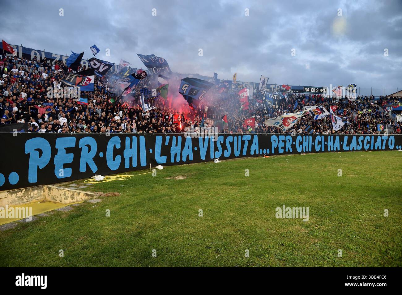 Pisa, Italy. 14th May, 2025. Fans of Pisa during Pisa SC vs US ...