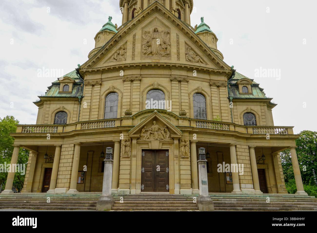 Mannheim, Germany - May 8th 2025: Christ Church is a Protestant church ...