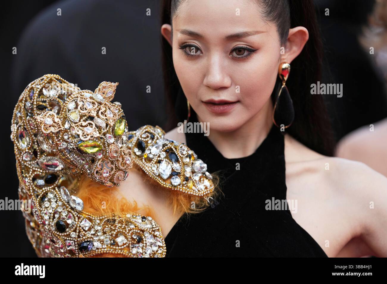 Wan QianHui poses for photographers upon arrival at the premiere of the ...