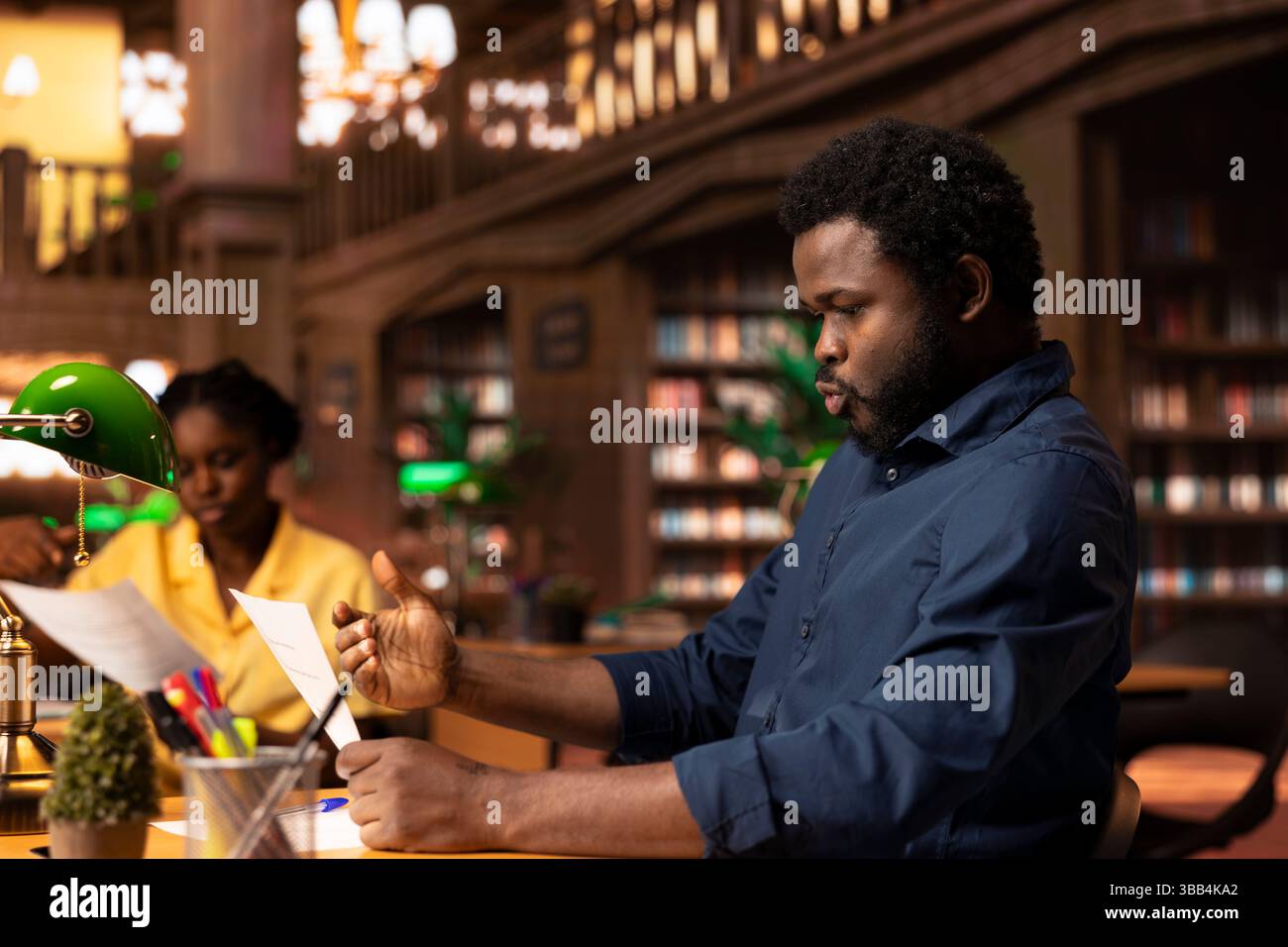 African american college student feels frustrated and overwhelmed with ...
