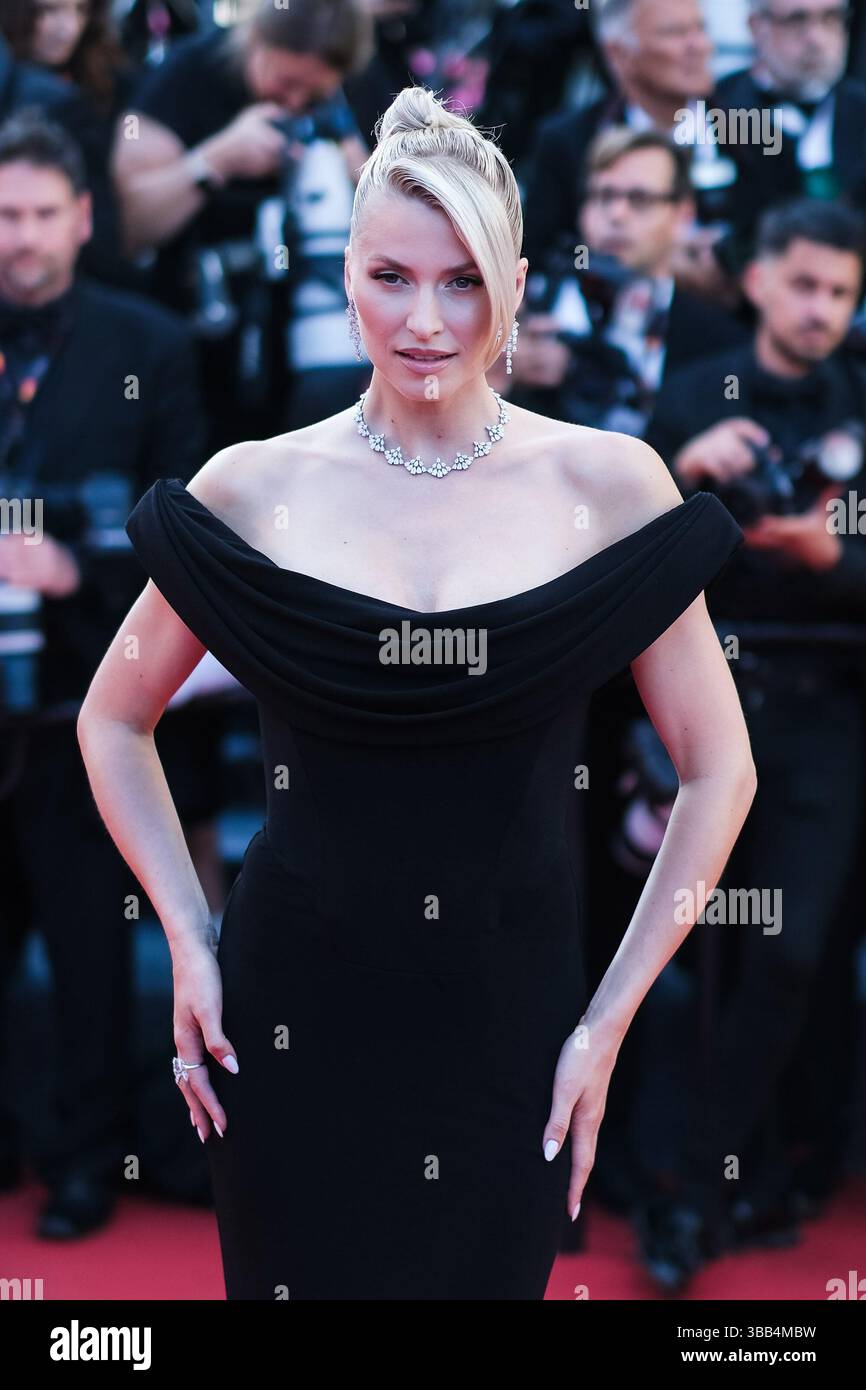 Cannes, France. 14th May, 2025. Lena Gercke seen at the Red Carpet for ...