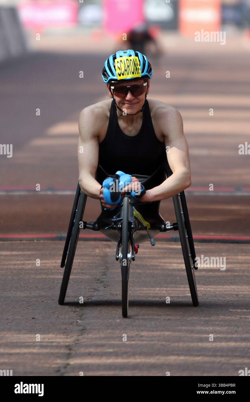 Susannah Scaroni of the USA in the 2025 womens wheelchair London ...