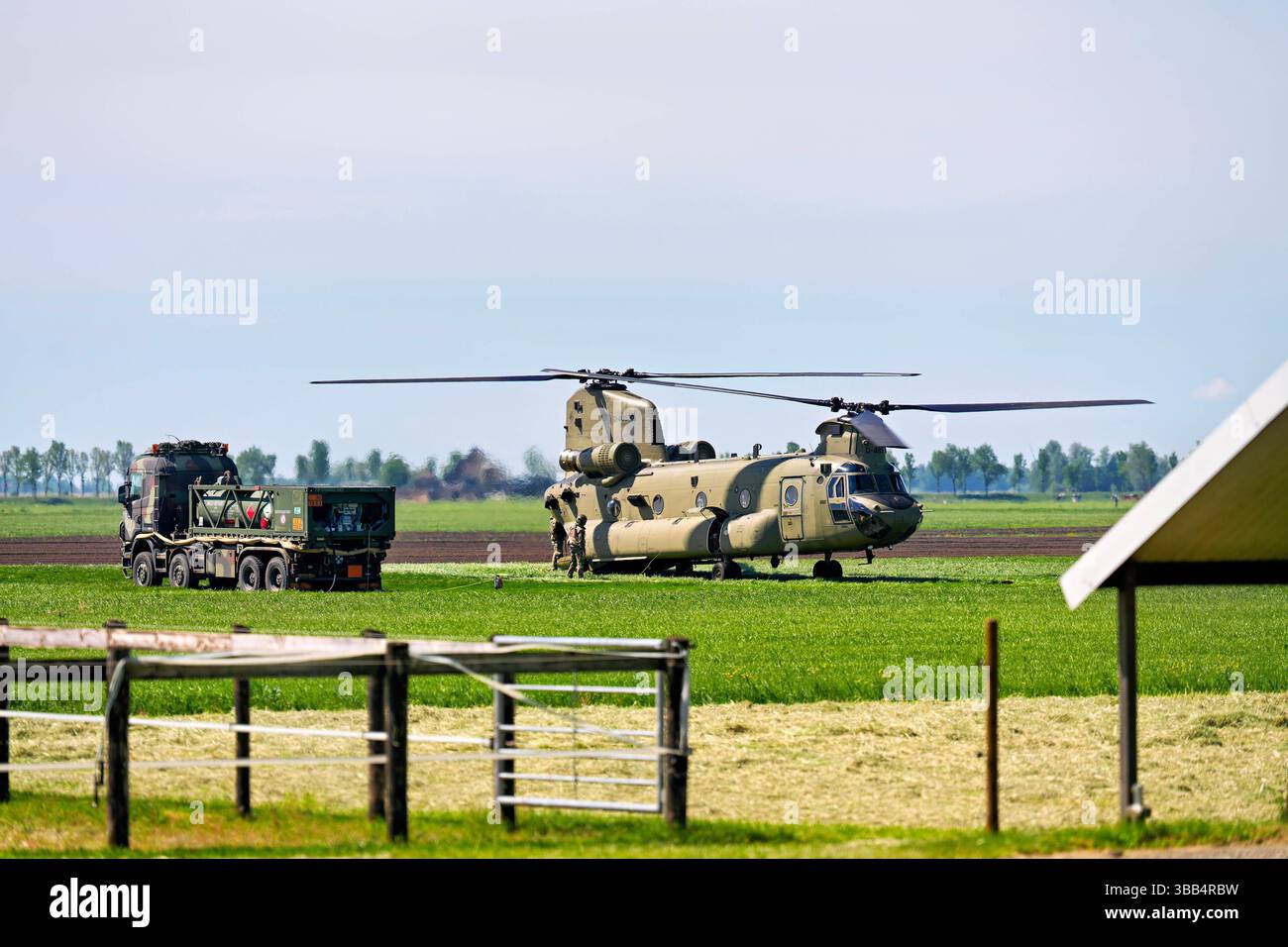 2025-5-14 Falcon Spring SINT NICOLAASGA, NETHERLANDS - MAY 14: Two ...