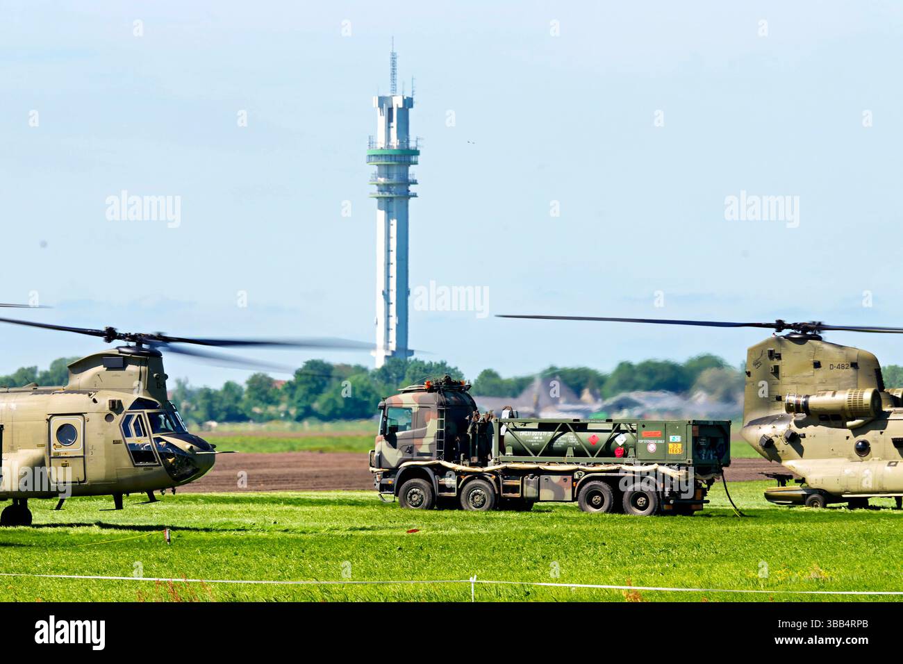 2025-5-14 Falcon Spring SINT NICOLAASGA, NETHERLANDS - MAY 14: Two ...