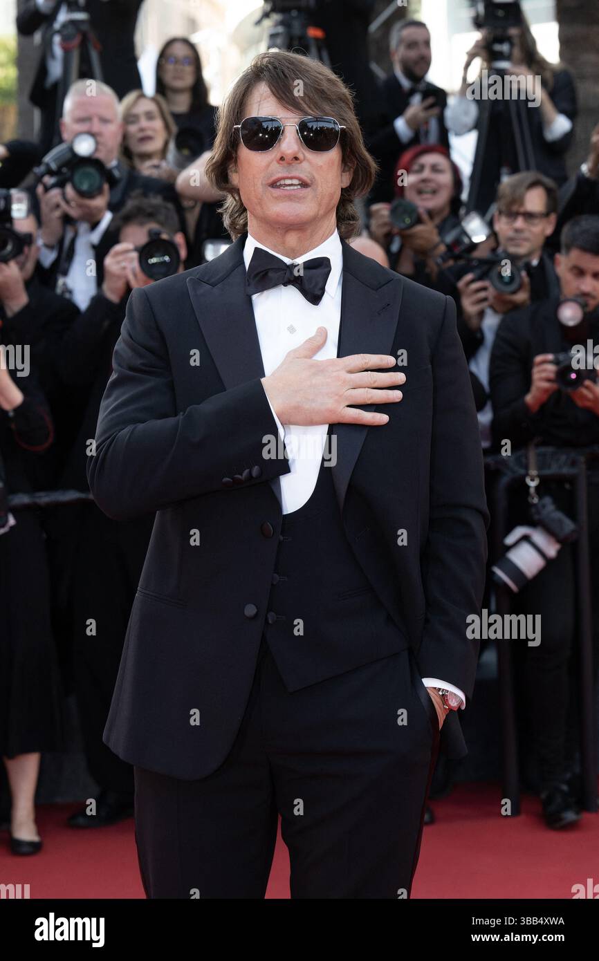 Cannes, France. 14th May, 2025. Tom Cruise attends the Mission ...