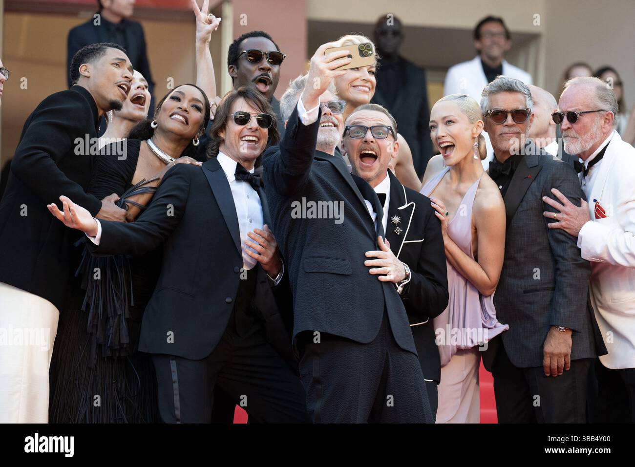 Cannes, France. 14th May, 2025. Greg Tarzan Davis, Hayley Atwell ...
