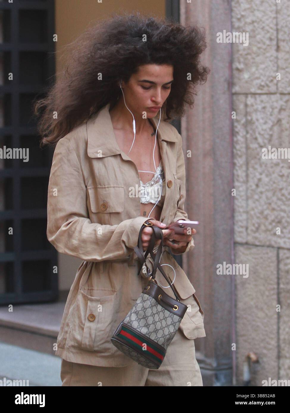 Milan, Italy. 14th May, 2025. Milan Ph. Paolo Della Bella The Italian-Brazilian model Chiara ...