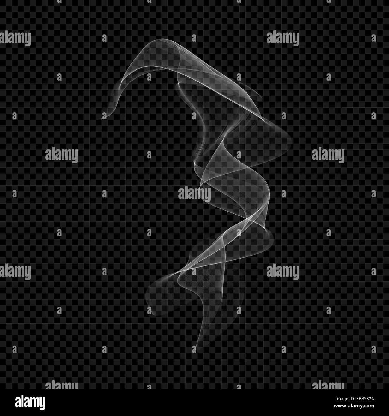 Smoke png. White isolated cigarette curved vapor. Steam transparent ...