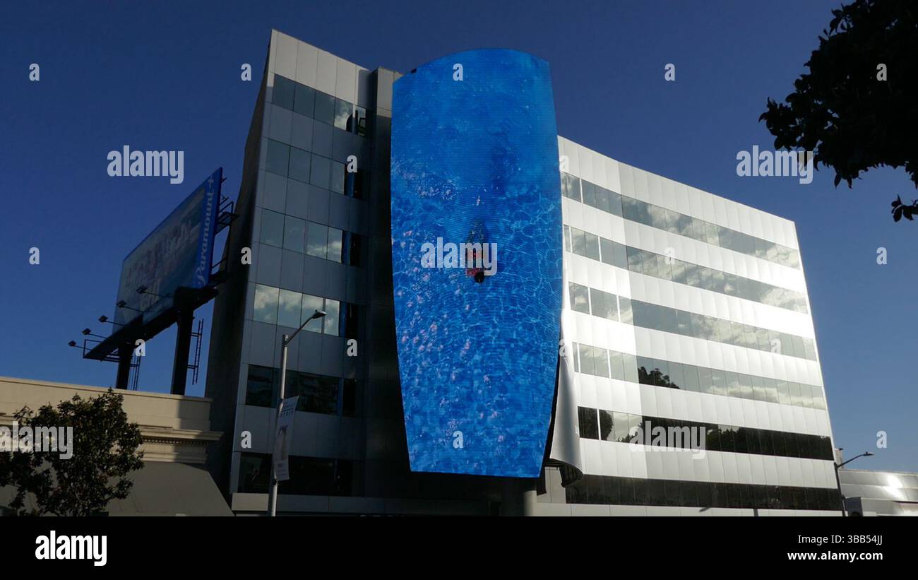 Los Angeles, California, USA 13th May 2025 Swimming Pool Billboard on ...