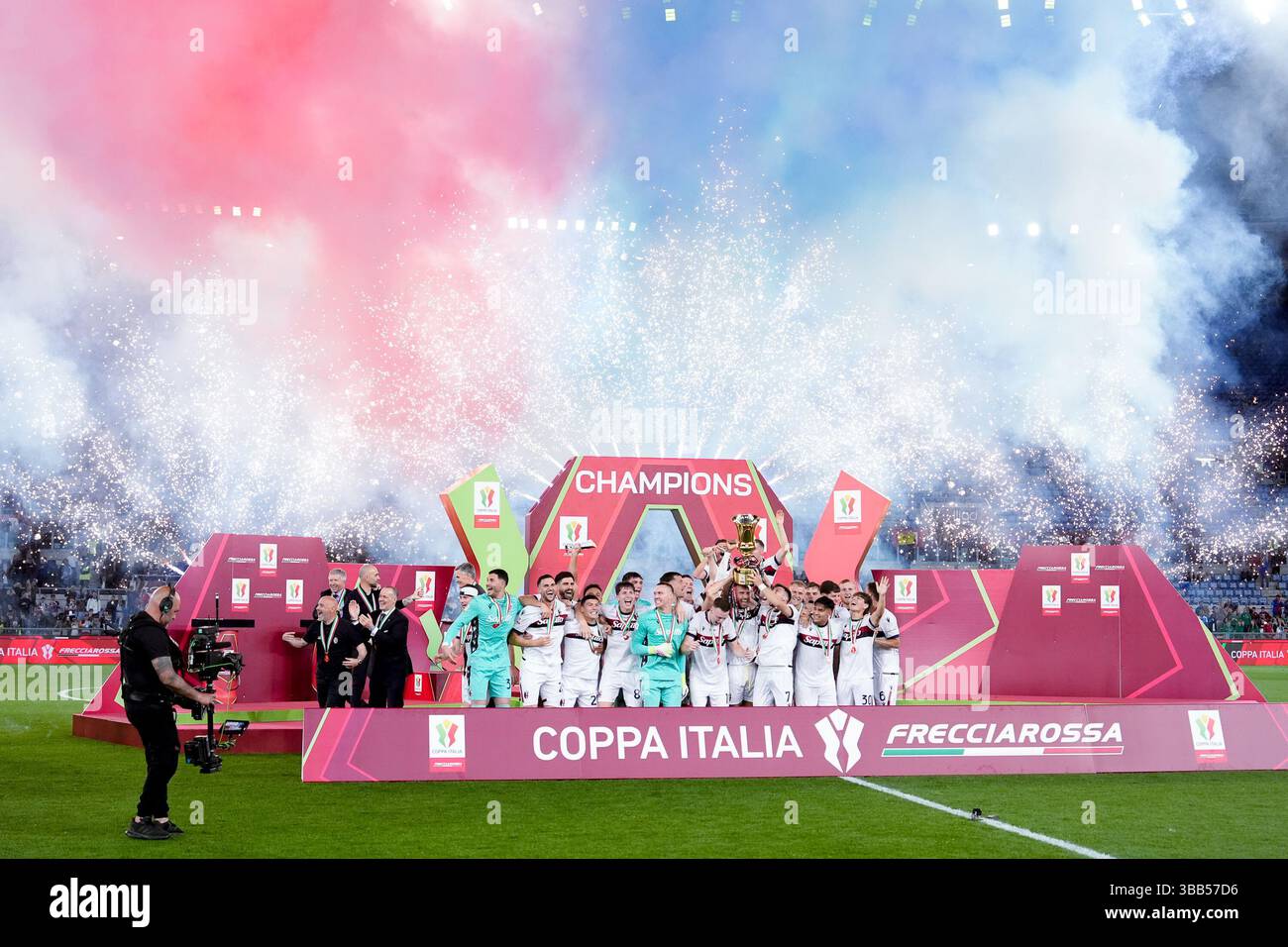 Rome, Italy. 14th May, 2025. Lorenzo De Silvestri captain of Bologna FC ...