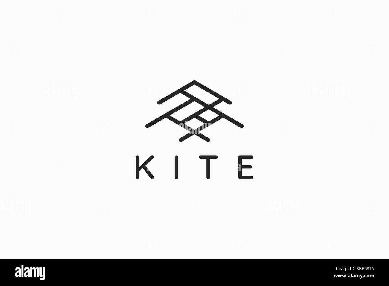 Abstract Outline Shape of Kite Symbol Freedom, Creative, innovative ...