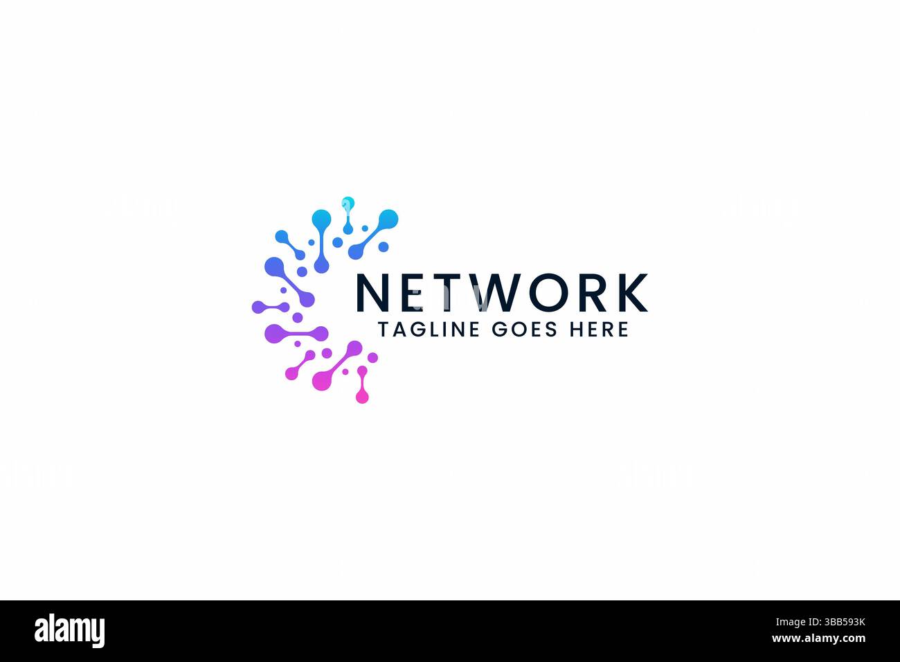 Network Science Data Technology Logo Business Company Connection Sign Symbol Stock Vector Image ...