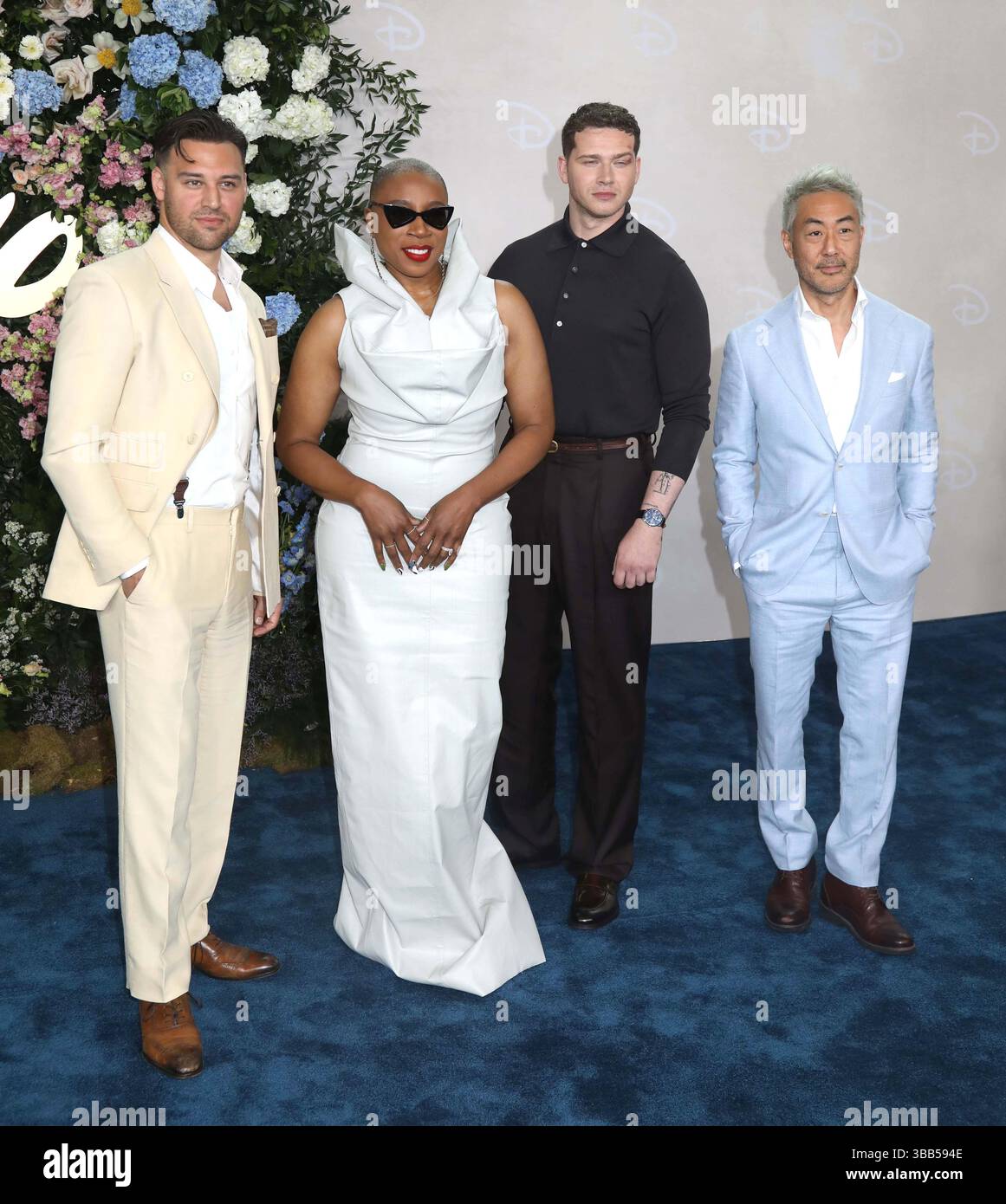 May 13, 2025, New York, New York, USA: Actors RYAN GUZMAN, AISHA HINDS ...
