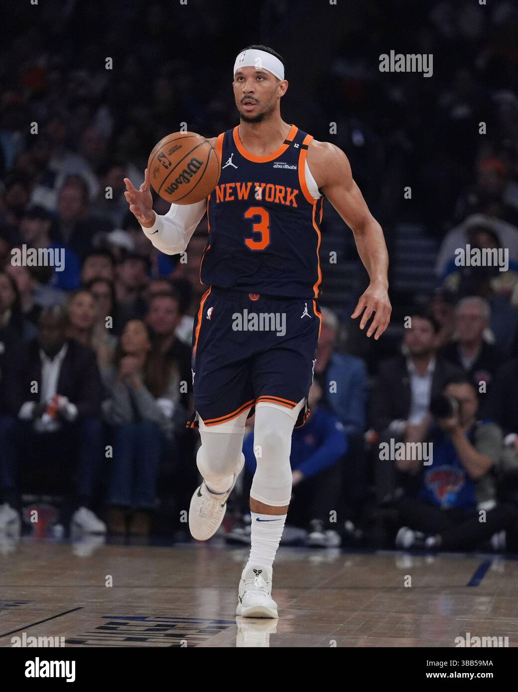 New York Knicks' Josh Hart during the first half of Game 4 in the ...