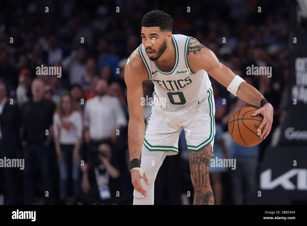 Boston Celtics' Jayson Tatum (0) during the second half of Game 4 in ...