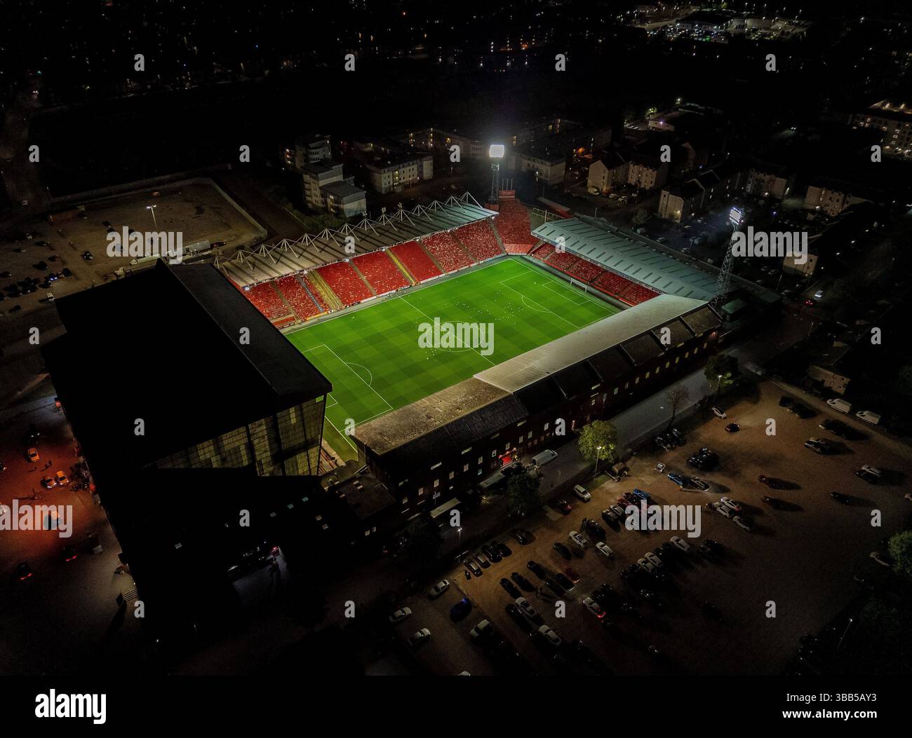 Pittodrie Stadium, Aberdeen, UK. 14th May, 2025. Scottish Premiership ...