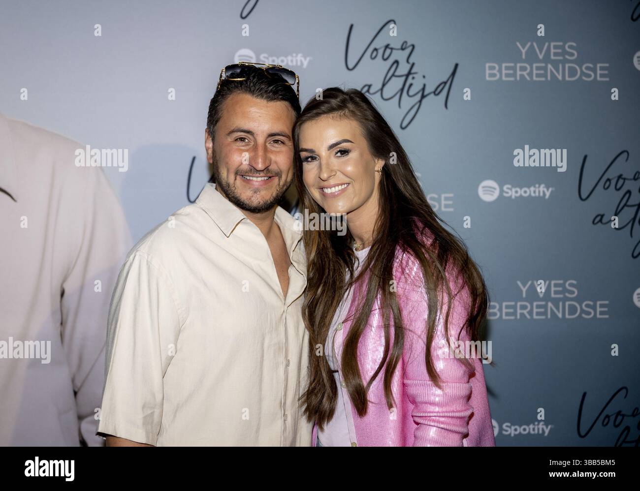 AMSTERDAM - Danny Froger with Ann Dominique on the red carpet prior to ...