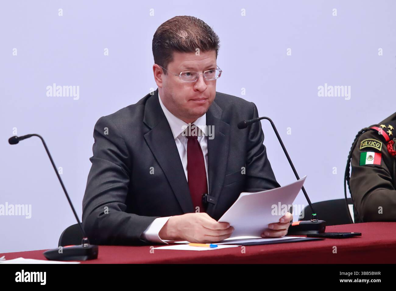 Mexico City, Mexico. 14th May, 2025. Secretary of Citizen Security of ...
